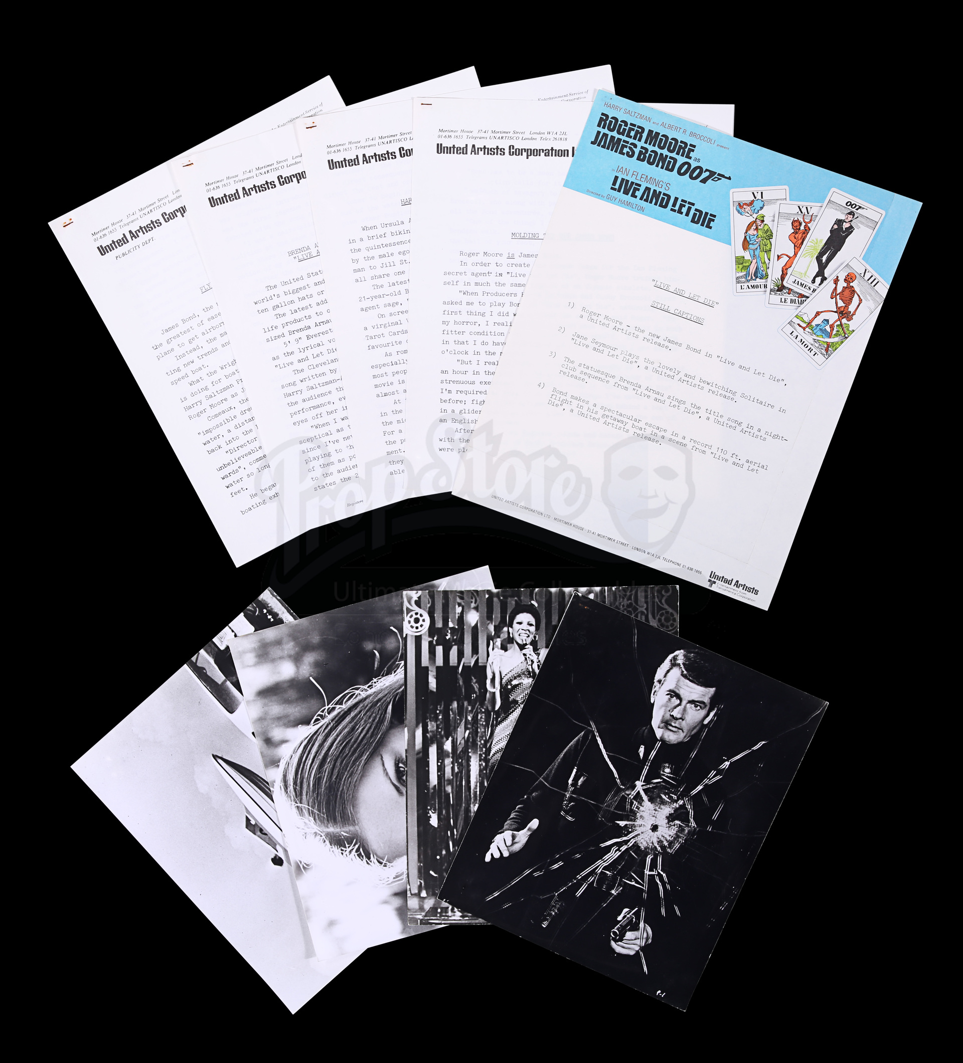 Lot #122 - LIVE AND LET DIE (1973) - Carter-Jones Collection: Four UK ...