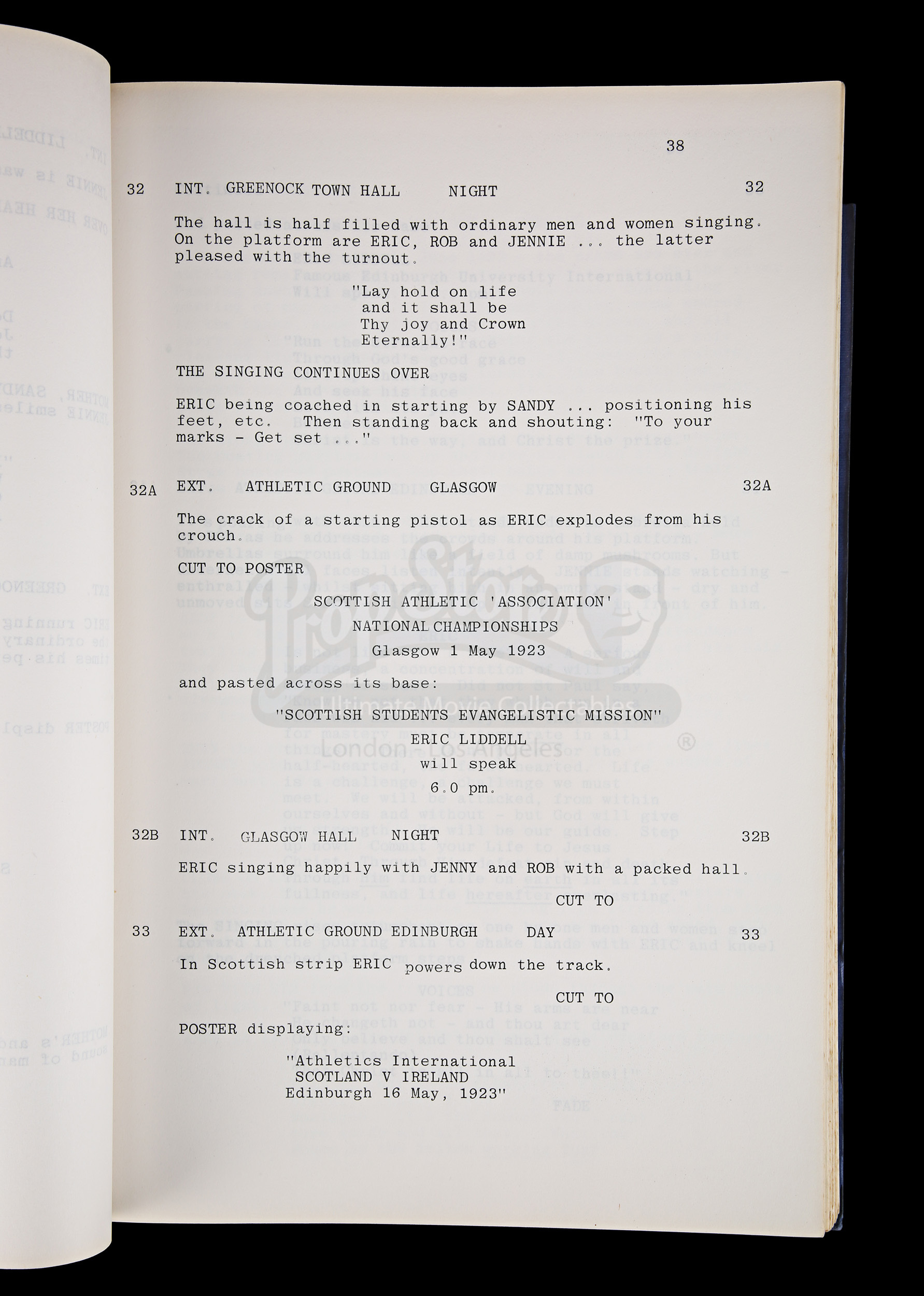 Second Draft Script And Dialogue Continuity Script Prop Store Ultimate Movie Collectables