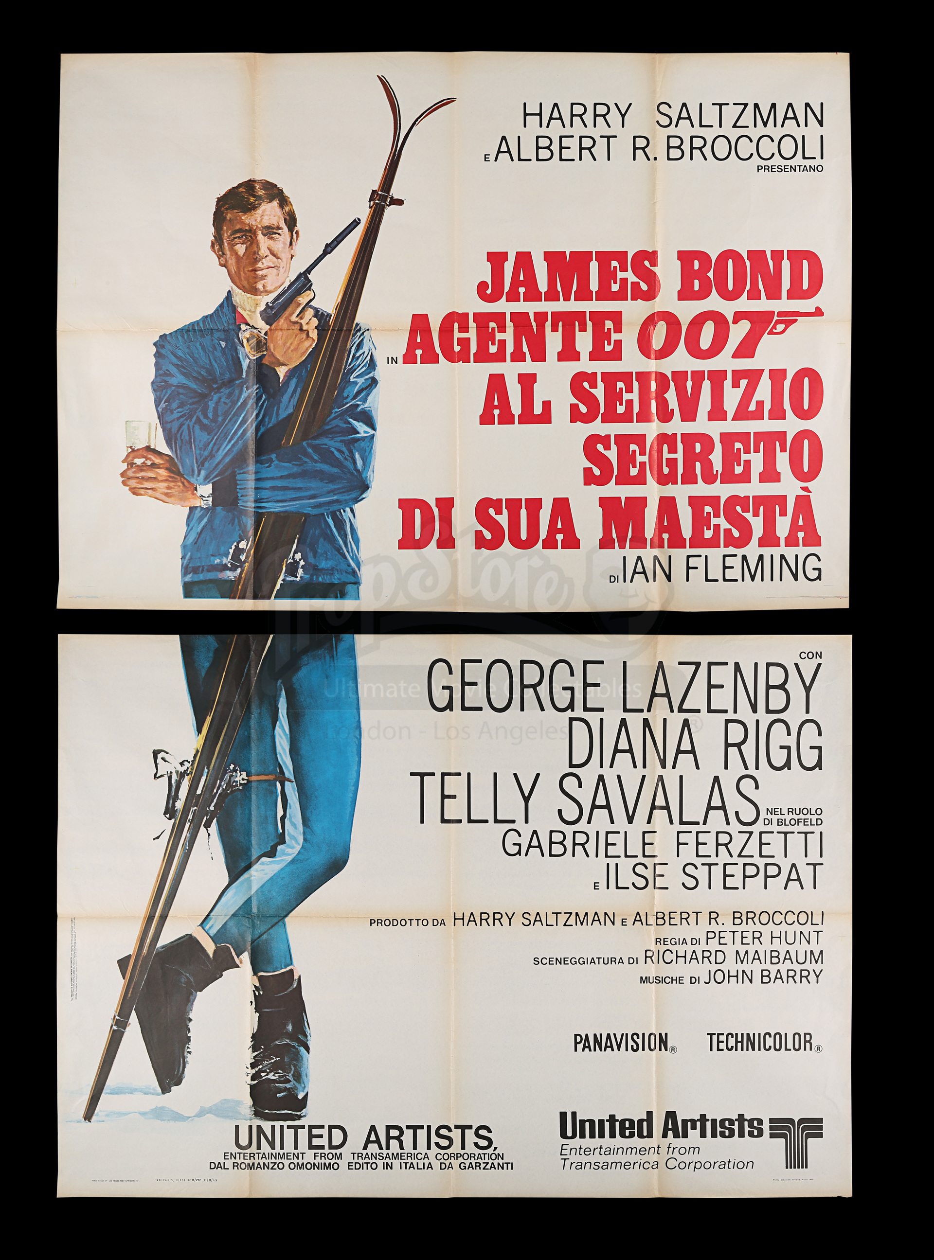 Lot #403 - ON HER MAJESTY'S SECRET SERVICE (1969) - Carter-Jones ...