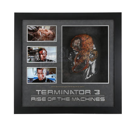 Terminator (Arnold Schwarzenegger) Facial Appliance Display | Prop ...