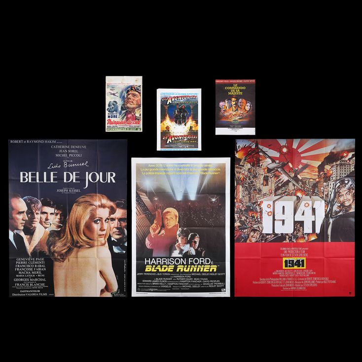 Lot 40 - Cinema Poster Live Auction - Six European Posters, 1956 - 1982 ...