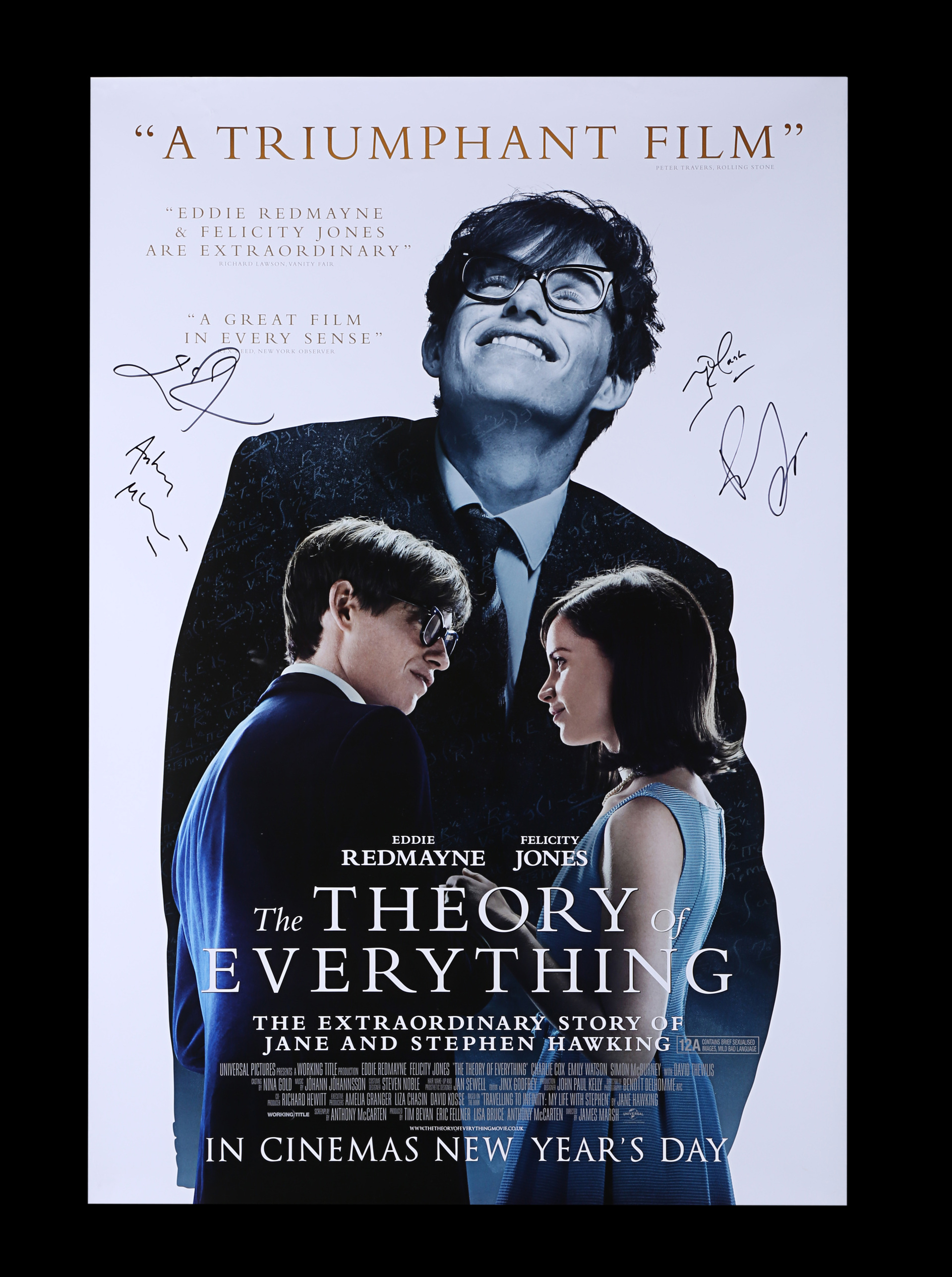 Lot #64 - THE THEORY OF EVERYTHING (2014) - US/International One-Sheet ...