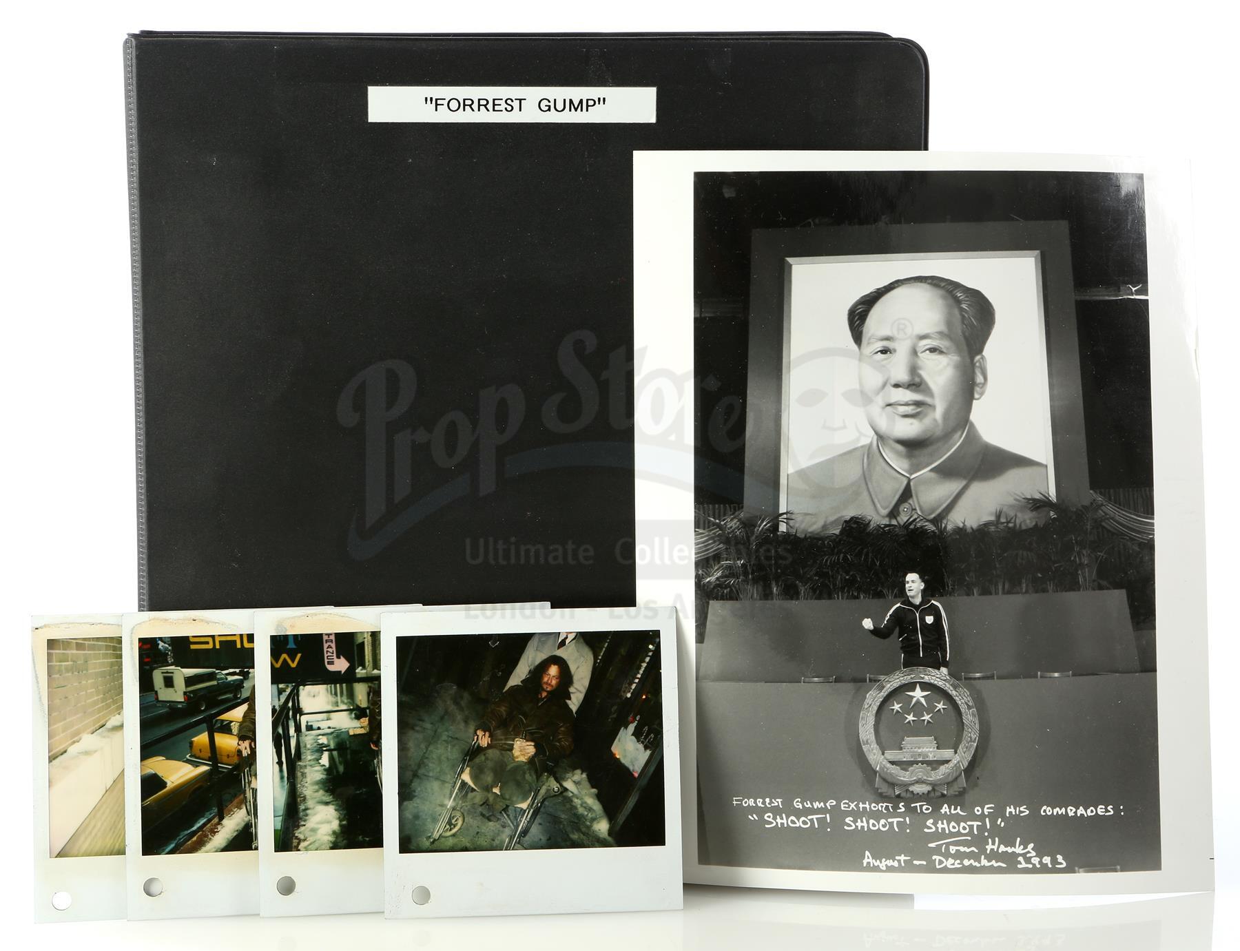 Lot #259 - FORREST GUMP (1994) - Tom Hanks-Signed Crew Photo with Bound ...
