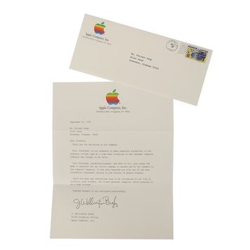 Lot # 911 : FORREST GUMP (1994) - Forrest Gump's (Tom Hanks) Letter ...