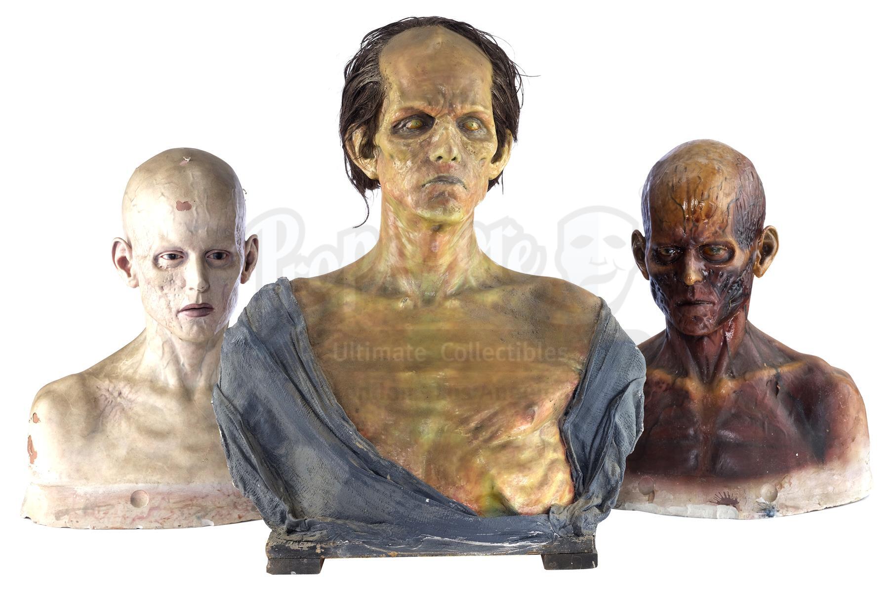 Lot #352 - I AM LEGEND (UNPRODUCED, RIDLEY SCOTT) - Set of Three Makeup ...