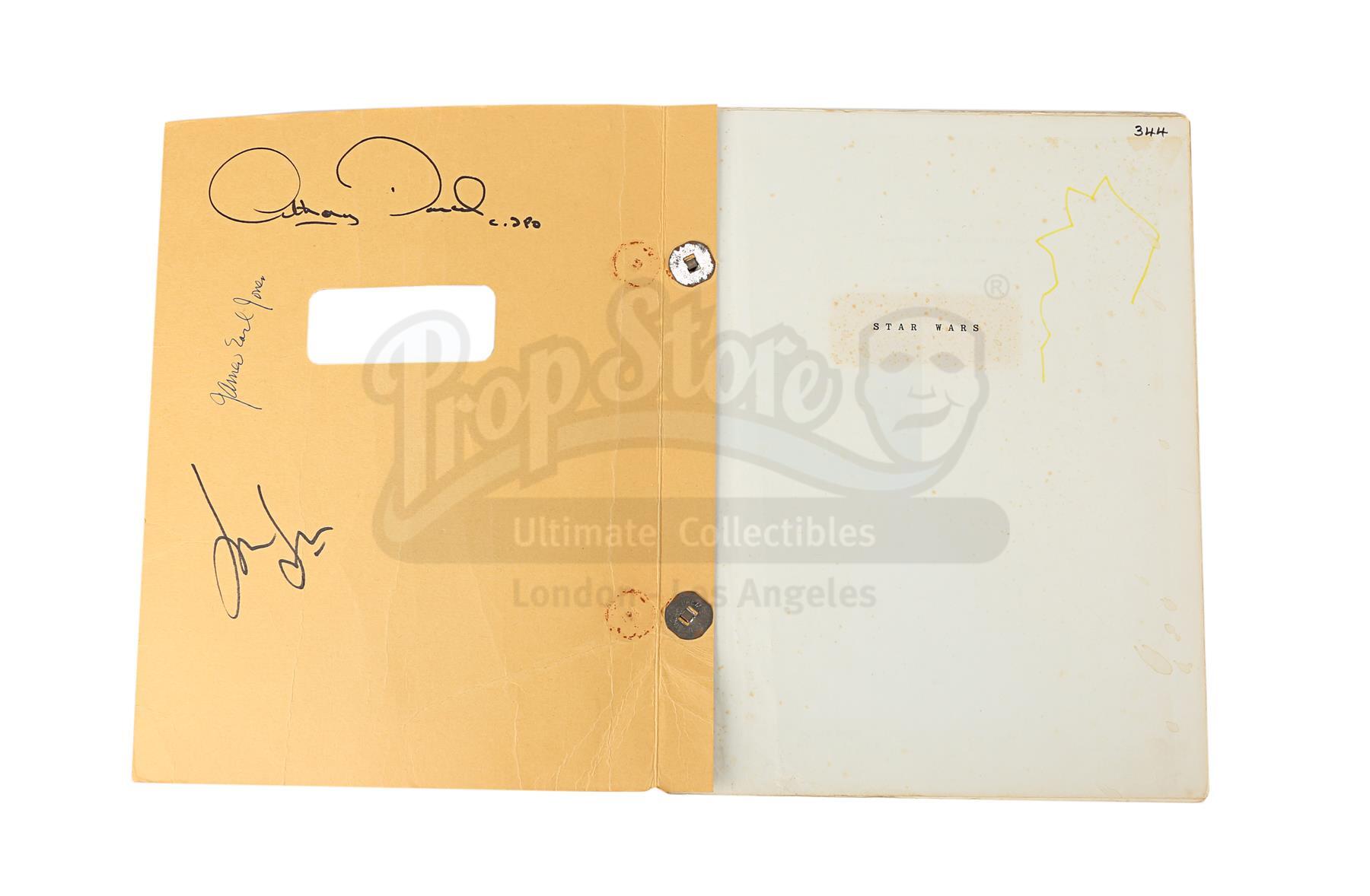 Lot #667 - STAR WARS: A NEW HOPE (1977) - Harrison Ford and Cast ...