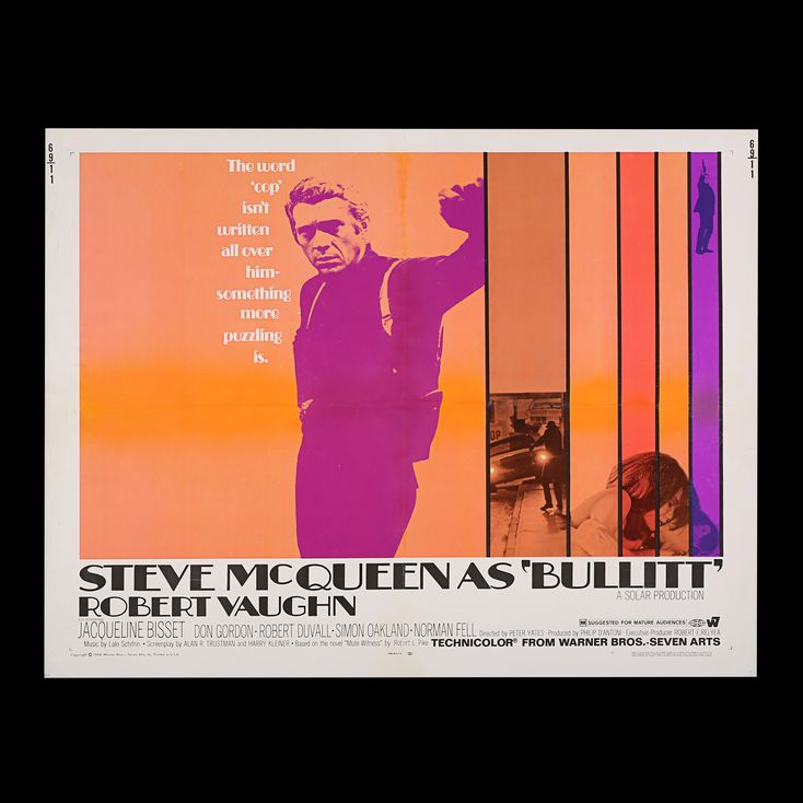 US Half Sheet, 1968 | BULLITT (1968)