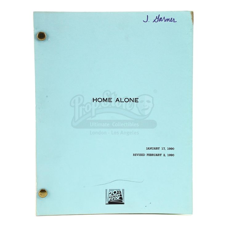 Bound Revised Script | HOME ALONE (1990)