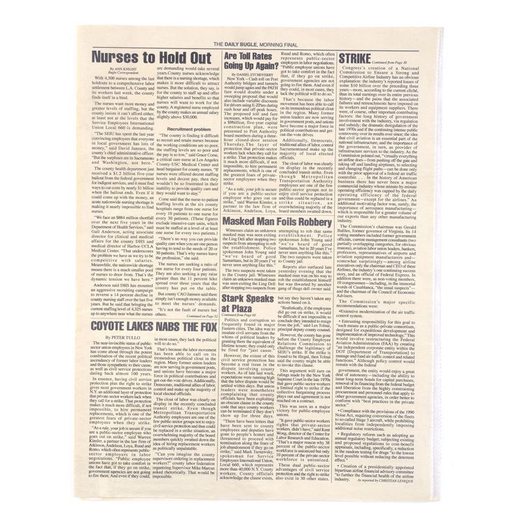Lot 1290 - Daily Bugle Newspaper Insert | SPIDER-MAN (2002)