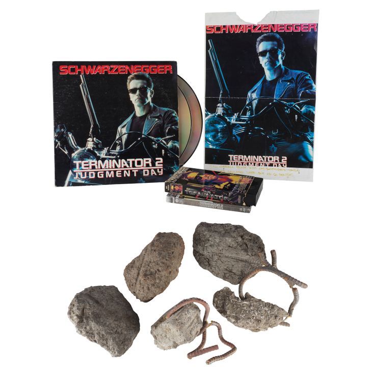 382. Stan Winston Studios Foam Rocks and Rebar with Terminator 2 ...