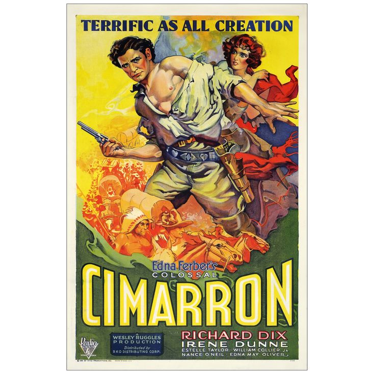 Lot 268 - One-Sheet (27 x 41) Very Good on Linen | CIMARRON (1931)