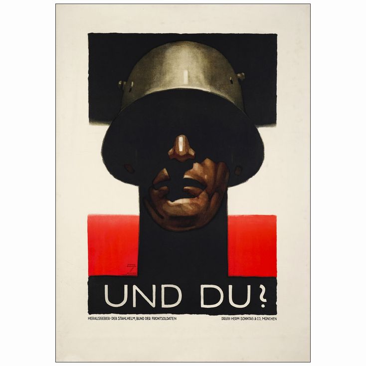 141. GERMAN PROPAGANDA POSTER (1929) Propaganda Poster (33.25 x 46.75 ...