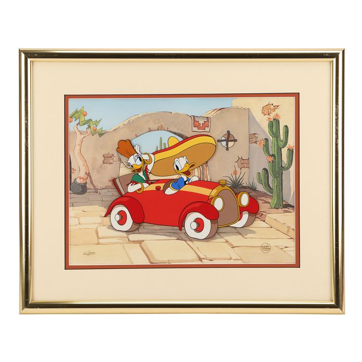 101. Framed Limited Edition Animation Cel Display, 1991 ### DONALD DUCK ...