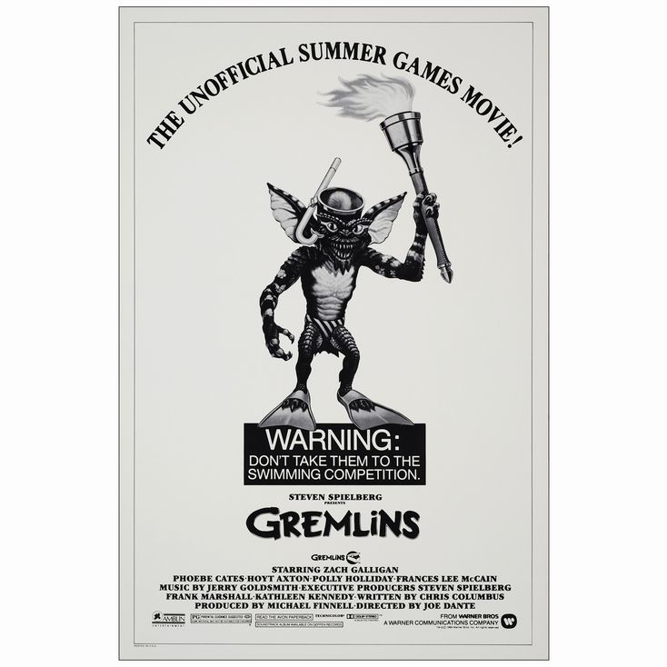 111: One Sheet (27 x 41 ); Olympic Style; Near Mint Rolled ### GREMLINS ...