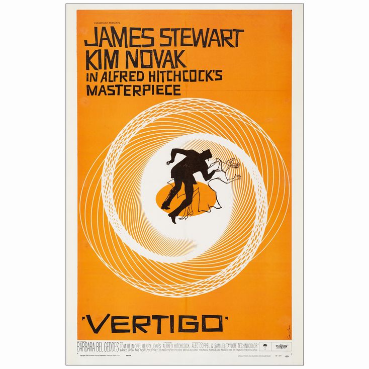 413. VERTIGO (1958) One Sheet (27 x 41) Fine on Linen | VERTIGO (1958)