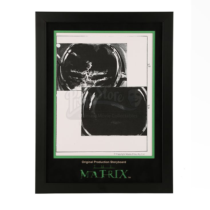 Original Production Storyboard - Morpheuss Eye Close Up | MATRIX, THE ...