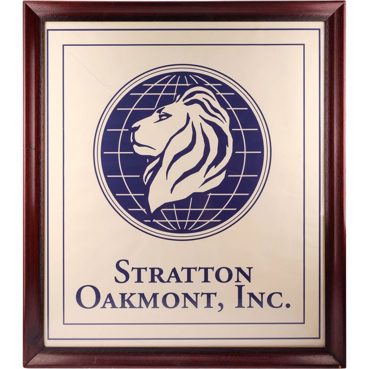 Wolf of Wall Street Auction - Lot #31: Stratton Oakmont, Inc. Framed ...
