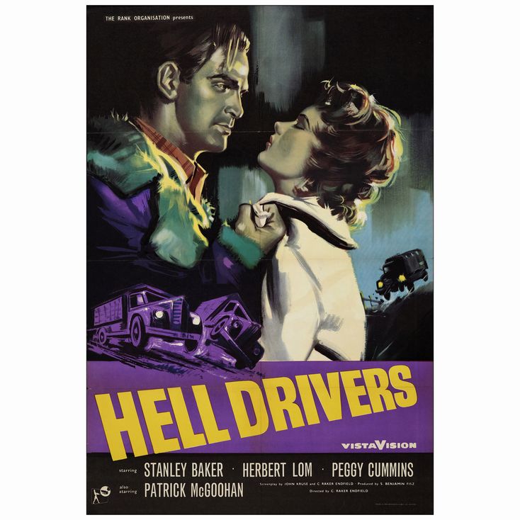 Lot 426 - HELL DRIVERS British One Sheet (27 x 40) Very Fine Folded ...