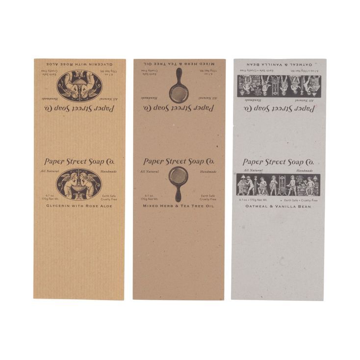 Lot 693. Set of Three Paper Street Soap Co. Wrappers | FIGHT CLUB (1999)