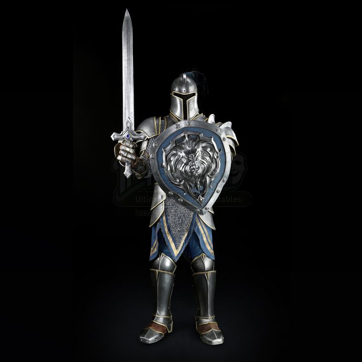 Lot 371 - Warcraft Auction - Alliance Foot Soldier Armor with Sword and ...