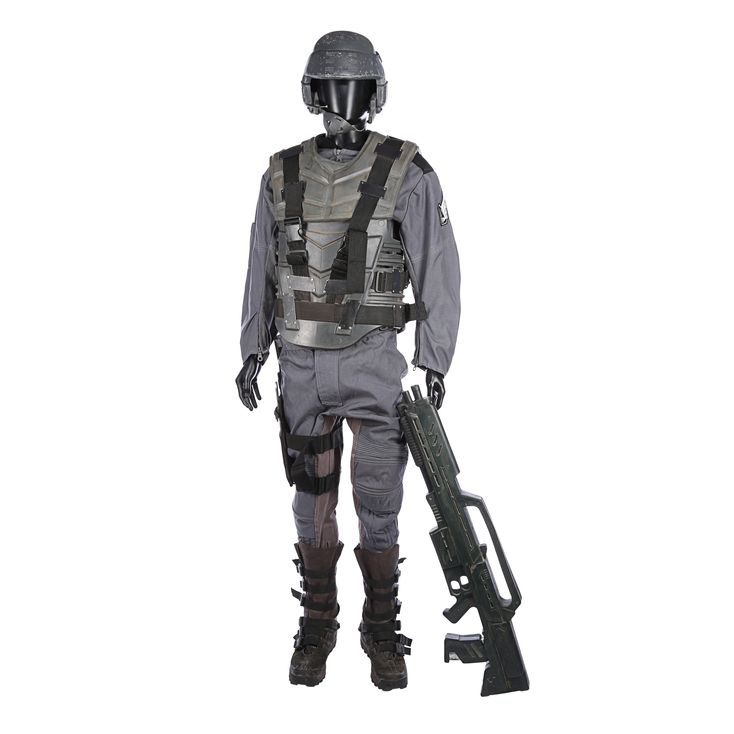 Mobile Infantry Costume with Stunt Morita Rifle | STARSHIP TROOPERS (1997)