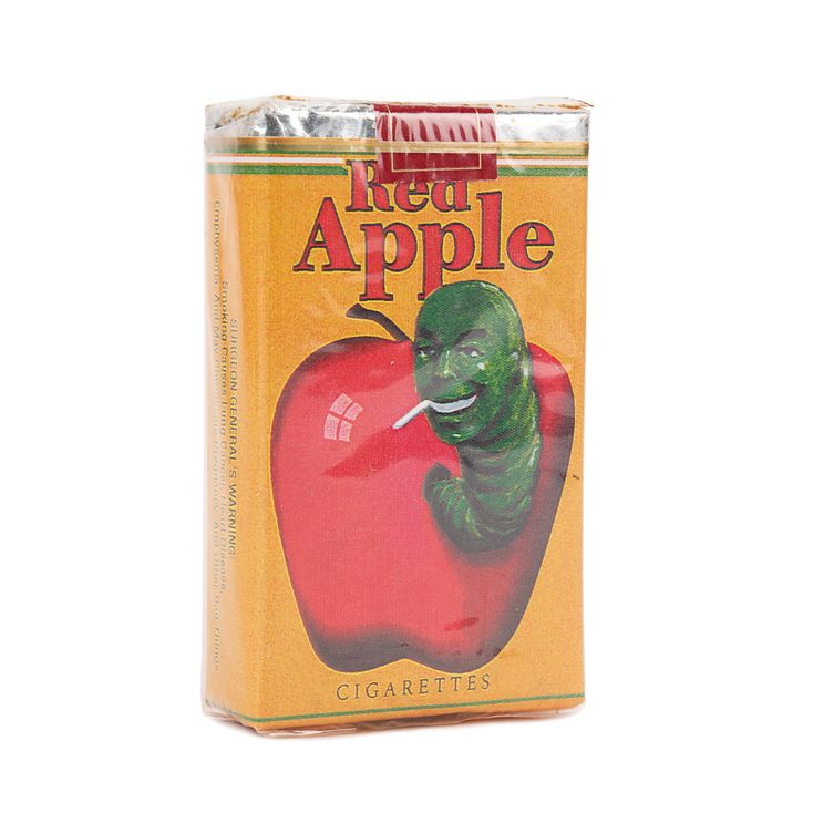 Lot 1484 - Pack of Red Apple Cigarettes with Stand and Display | PULP ...