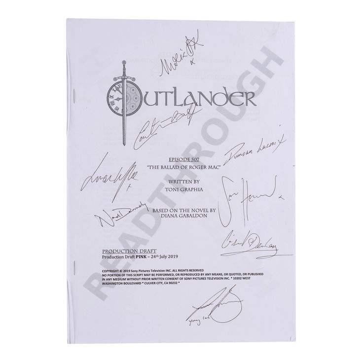 Lot # 1237: OUTLANDER (2014-PRESENT) - Maria Doyle Kennedy's Cast ...