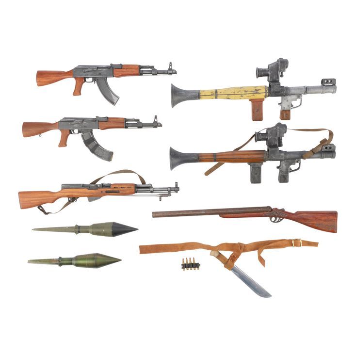 1251. Set of Nine Terrorist Weapon Model Miniatures ### TEAM AMERICA ...
