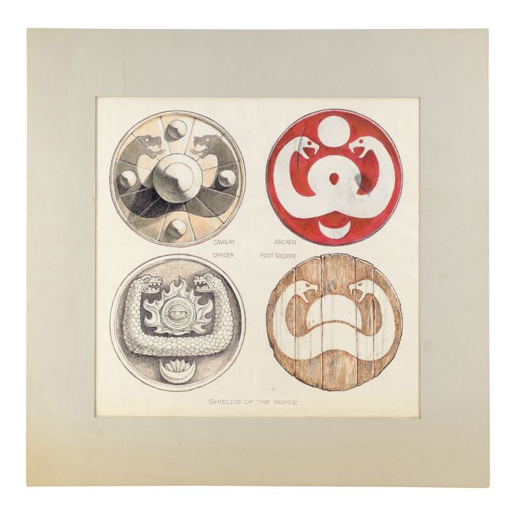 Lot # 82: CONAN THE BARBARIAN (1982) - Matted Hand-Drawn Ron Cobb Cult ...