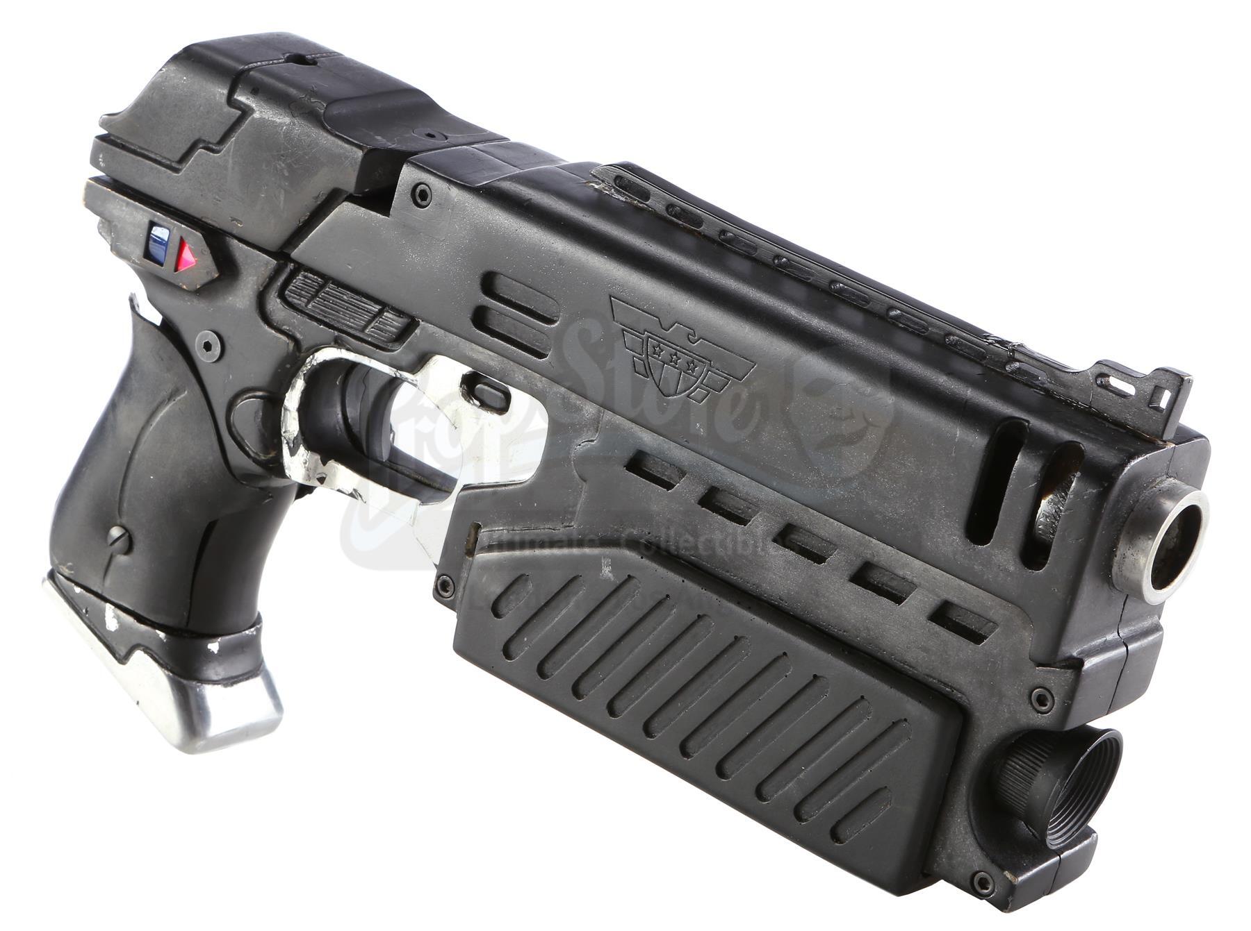 Judge Dredd Gun The Lawgiver Judge Dredd Version 2 3D Stock : 3D
