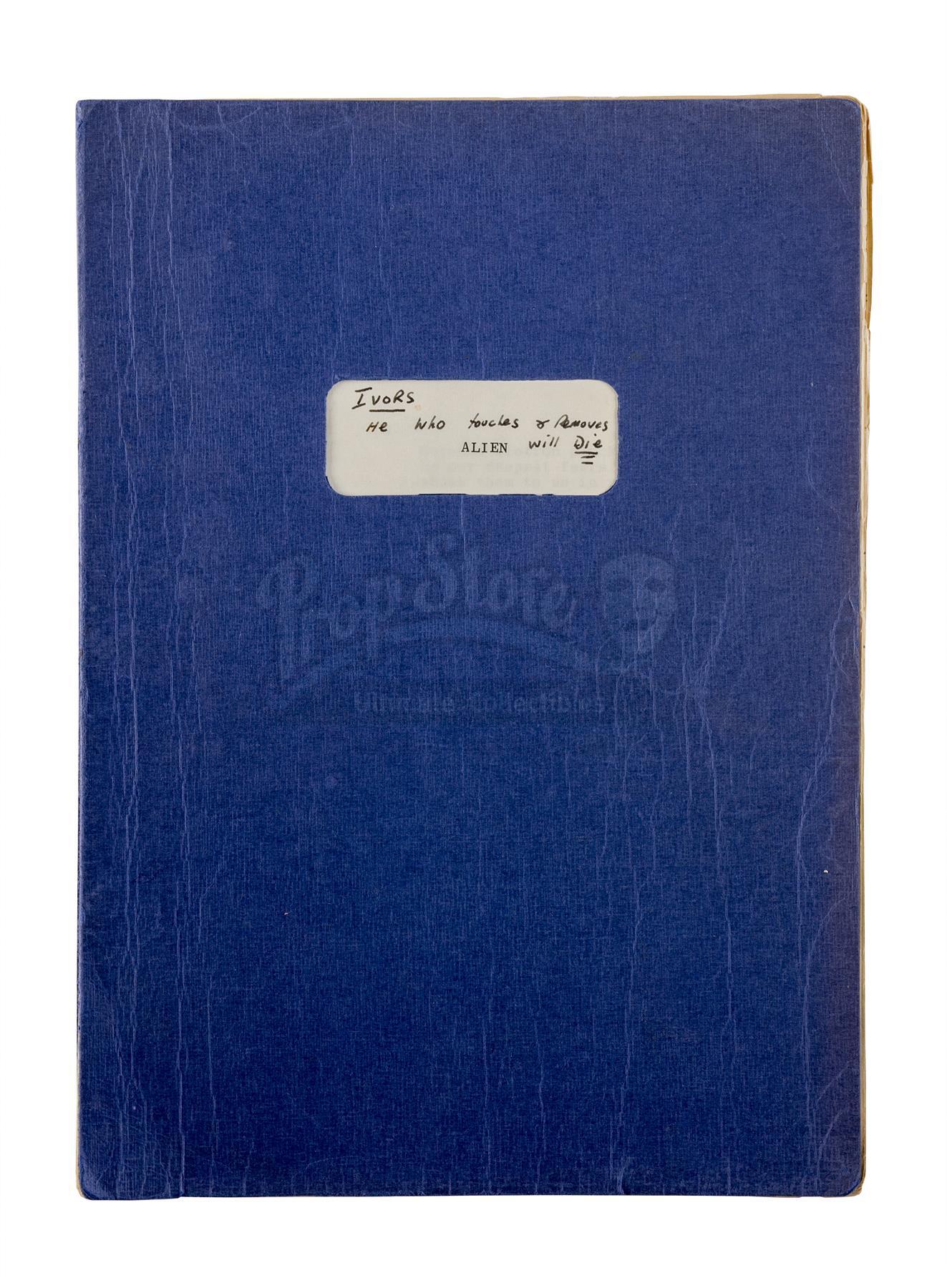 Lot #17 - ALIEN (1979) - Ivor Powell's Revised Script