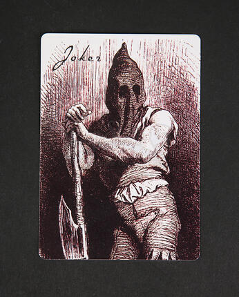 Joker Card - The Axe Man | Prop Store - Ultimate Movie Collectables