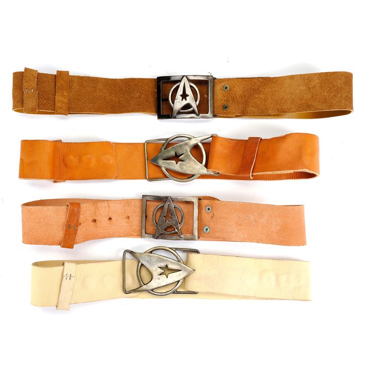 Lot 695 - Four Starfleet Uniform Belts with Insignia Buckles | STAR ...