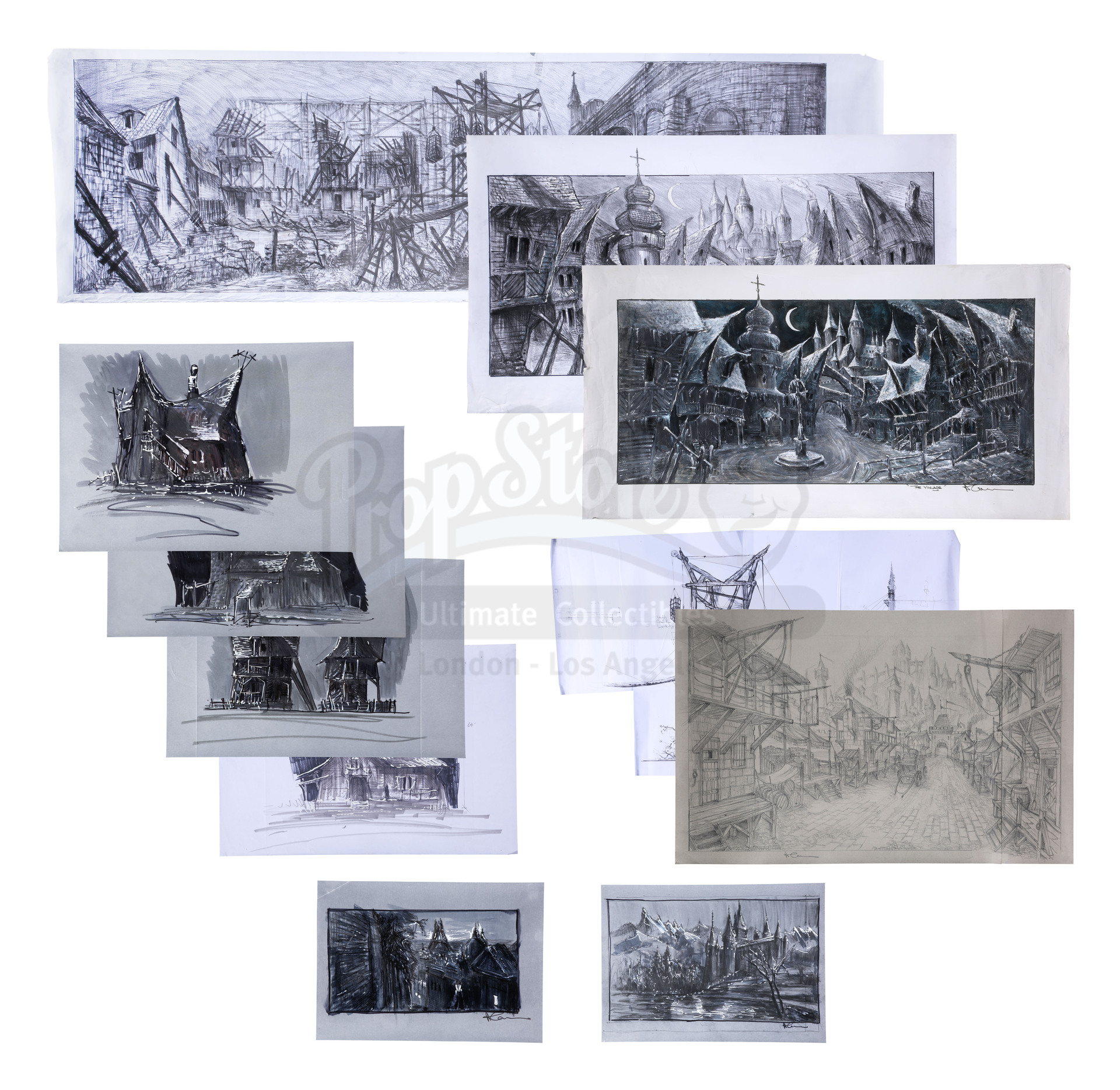 Lot #864 - VAN HELSING (2004) - Eleven Allan Cameron Hand-painted and ...