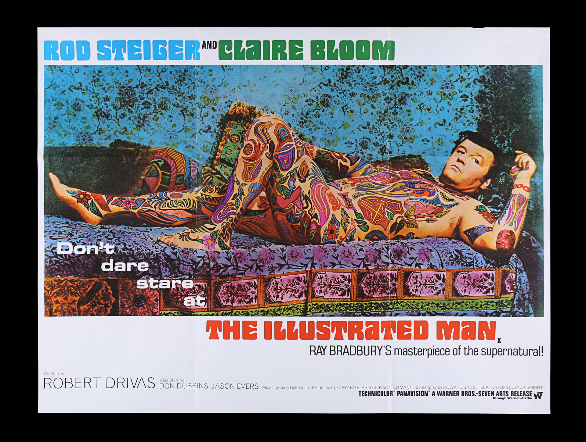 Lot #223 - THE ILLUSTRATED MAN (1969) - UK Quad, 1969