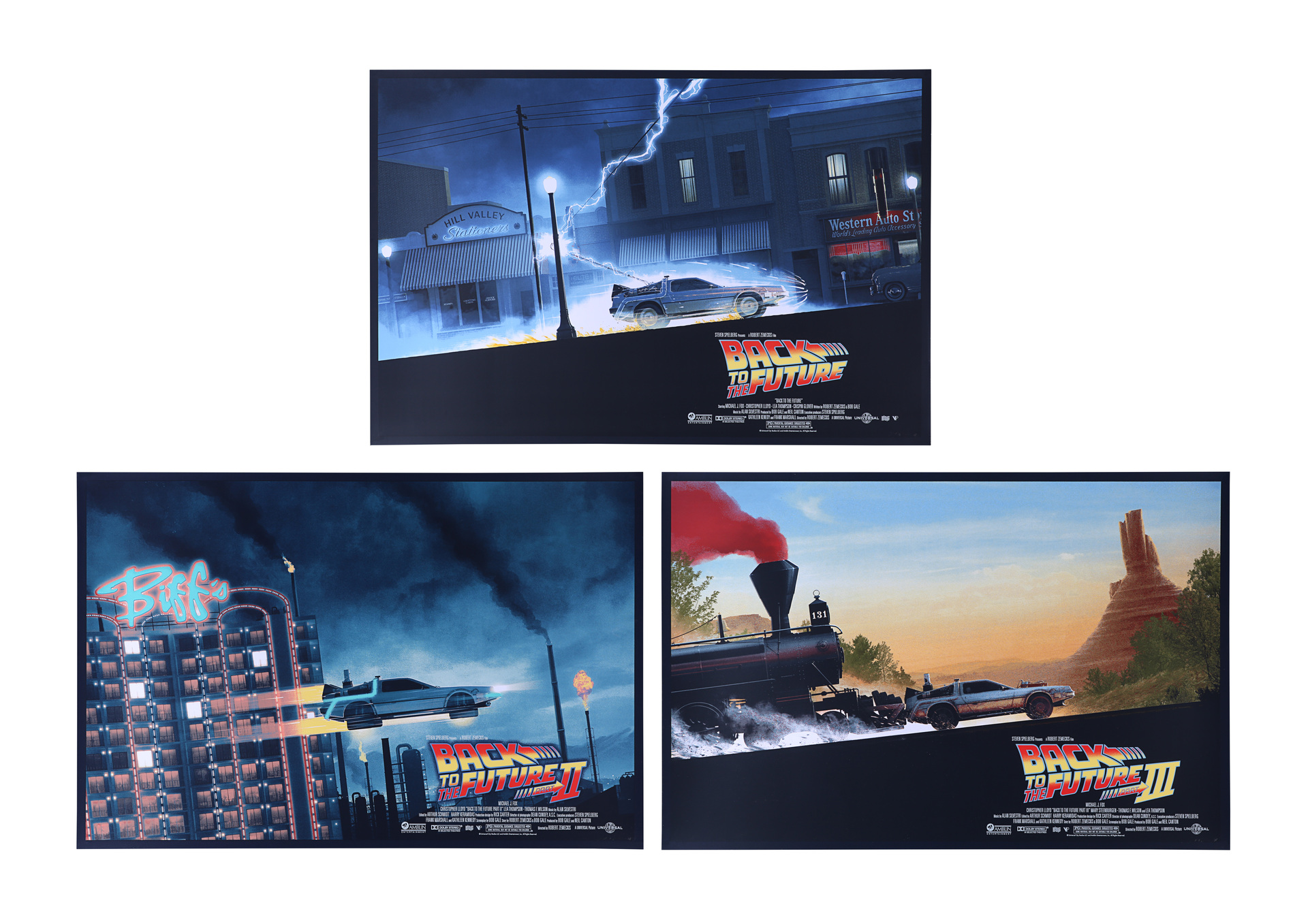 Lot 164 Back To The Future Trilogy 1985 1989 1990 Three Vice