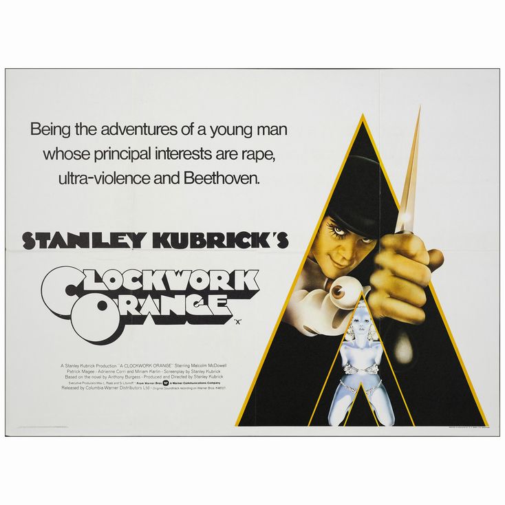 Lot 365 - A CLOCKWORK ORANGE British Quad (30 x 40 ) Very Fine Folded | CLOCKWORK ORANGE, A (1971)