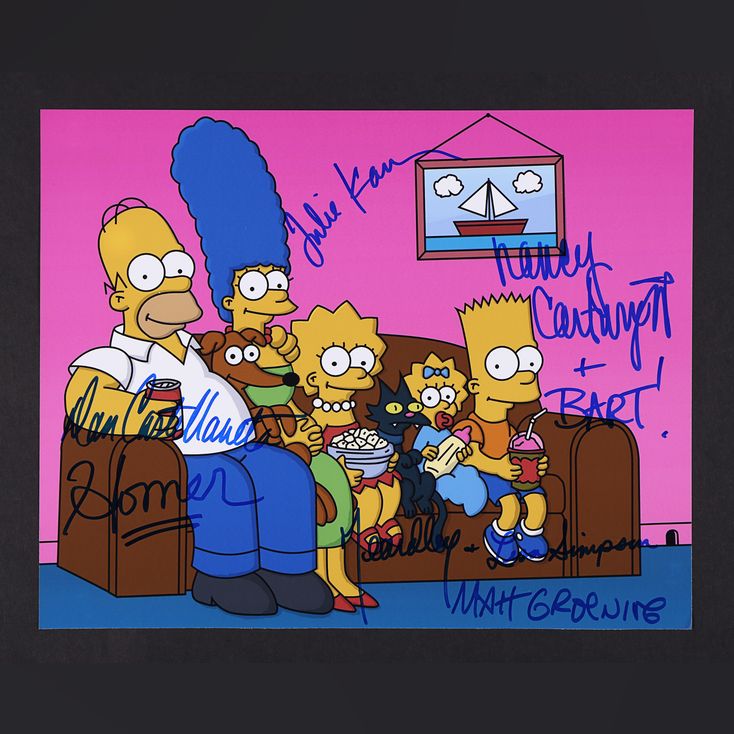 Lot 428 - Online Poster Auction - Matt Groening, Dan Castellaneta ...