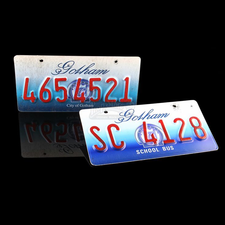 Gotham City License Plates | DARK KNIGHT RISES, THE (2012)
