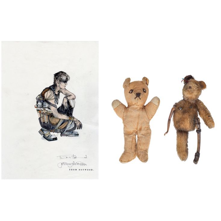 Lot 6 Dementus (Chris Hemsworth) Model Bear and Prototype Bear with ...