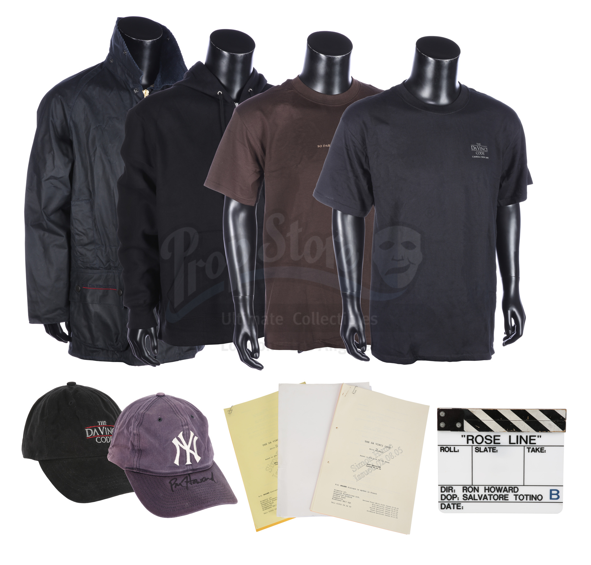 Lot #194 - THE DA VINCI CODE (2006) - Clapperboard, Shooting Script and ...