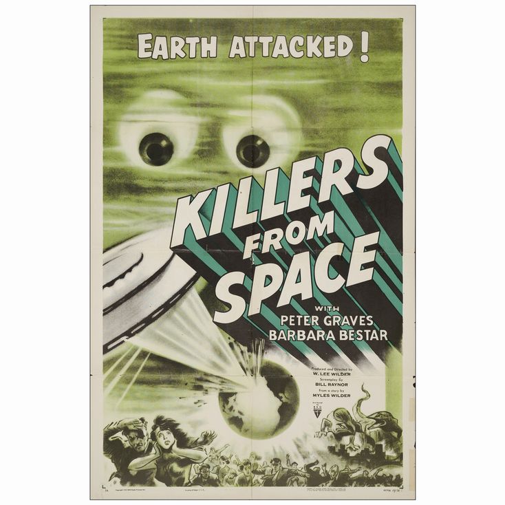 470: One Sheet (27 x 41 ); Fine Folded ### KILLERS FROM SPACE (1954)