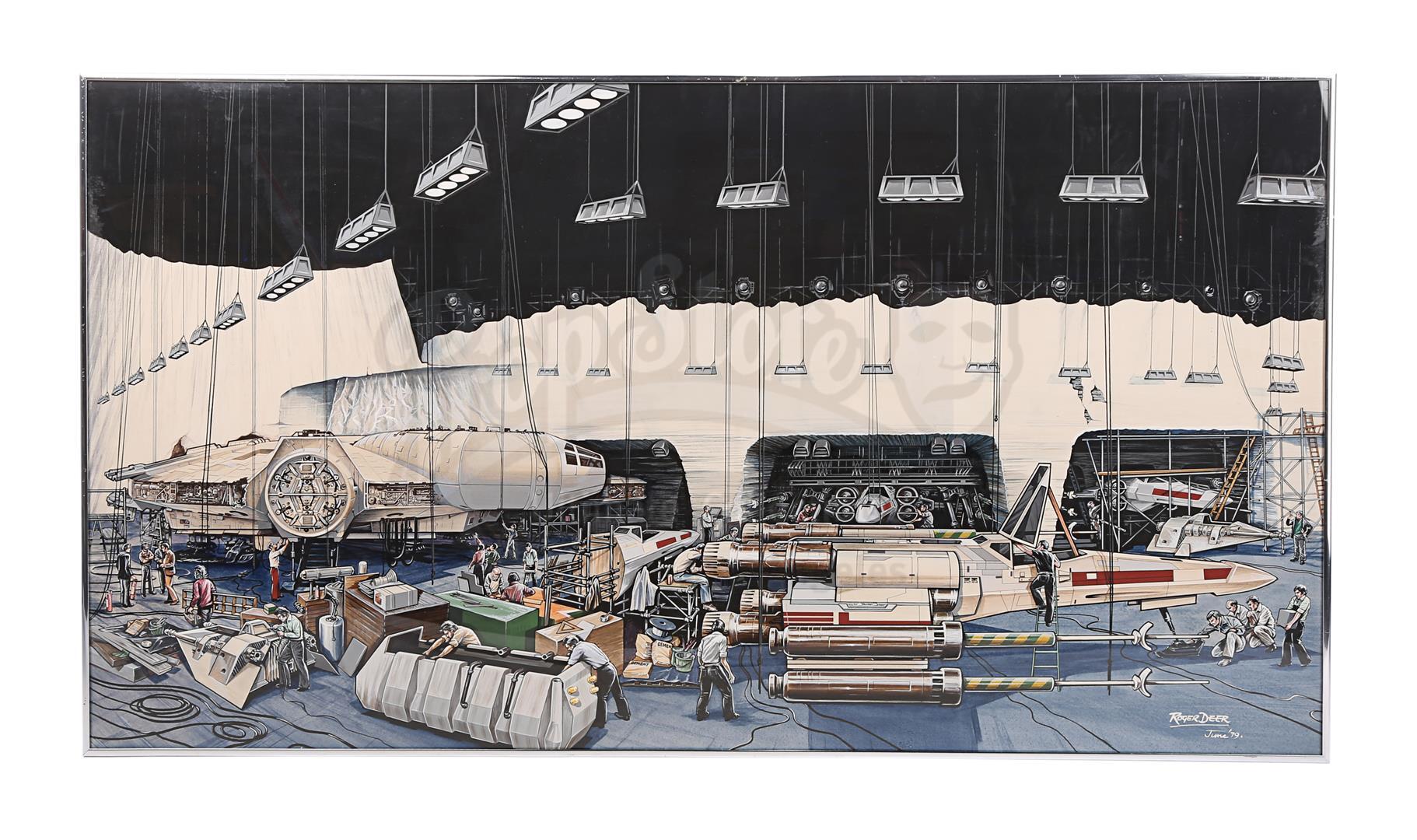 Lot #745 - STAR WARS: THE EMPIRE STRIKES BACK (1980) - Roger Deer Hand ...
