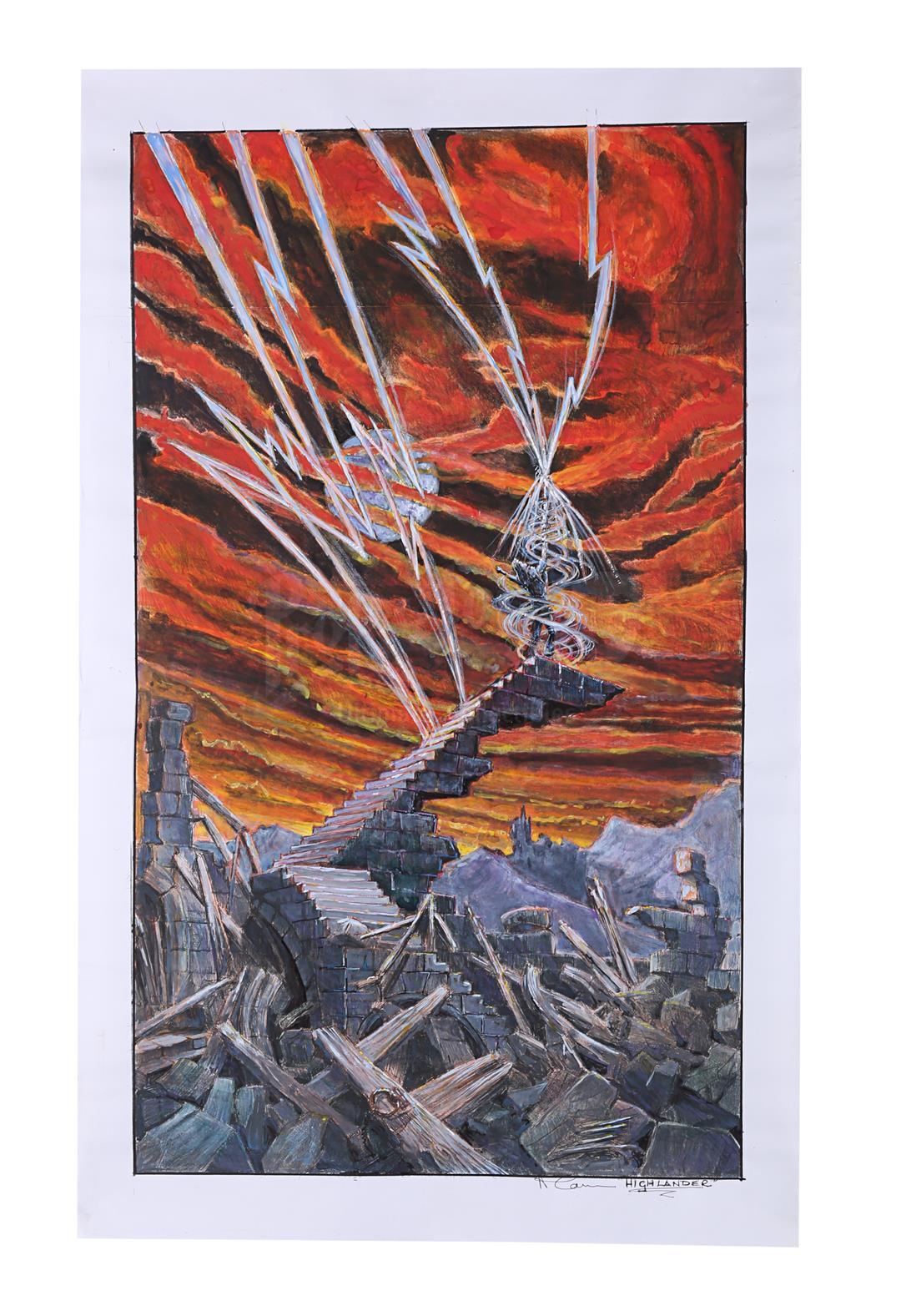 Lot #329 - HIGHLANDER (1986) - Allan Cameron Hand-painted Concept For ...