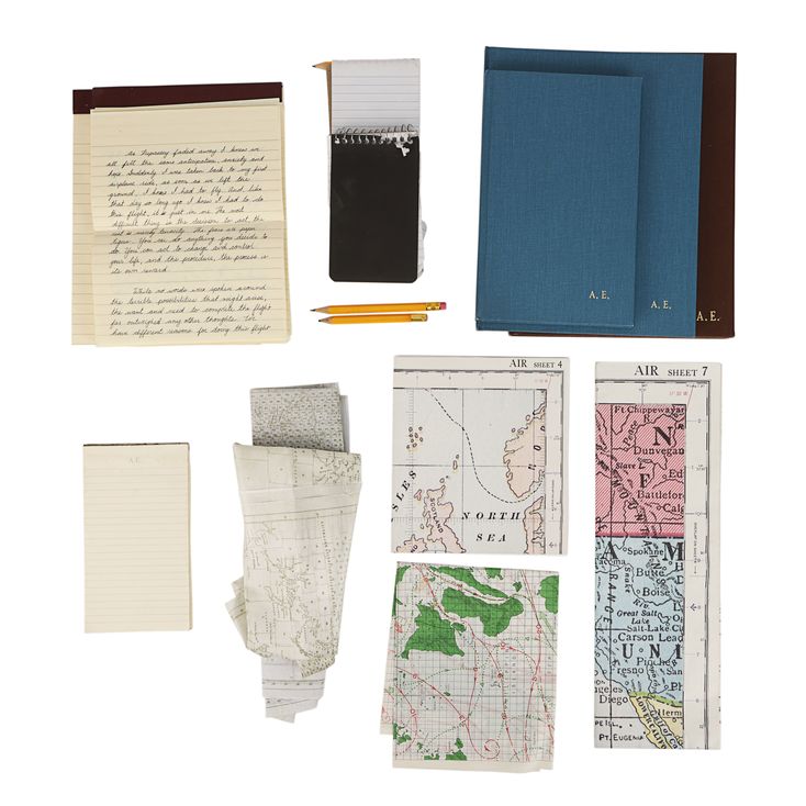 Maps, Notebooks, Paper Pads and Pencils | AMELIA (2009)