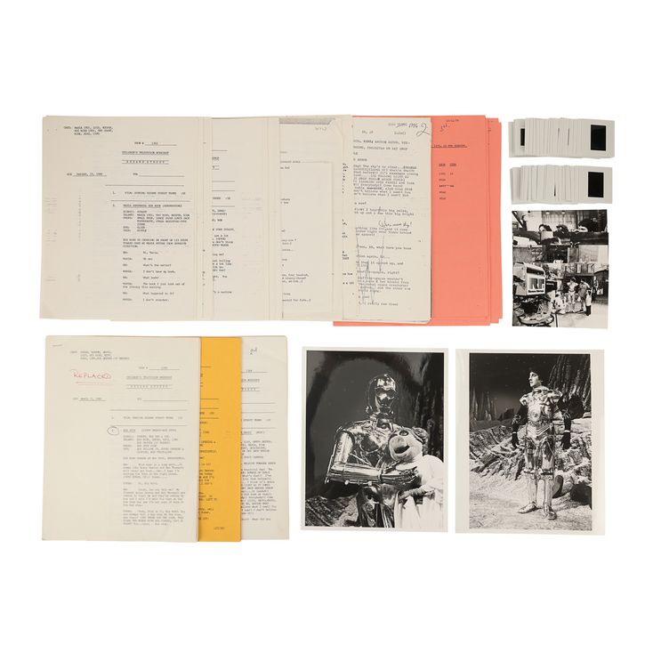 Lot 1004 - Anthony Daniels Collection Anthony Daniels Hand-annotated ...