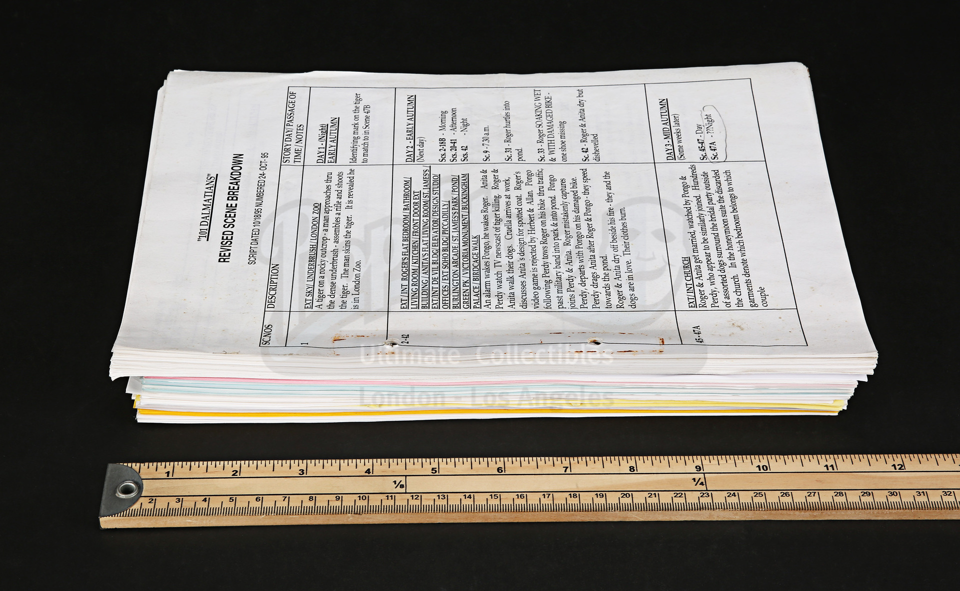 Script and Shooting Paperwork | Prop Store - Ultimate Movie Collectables