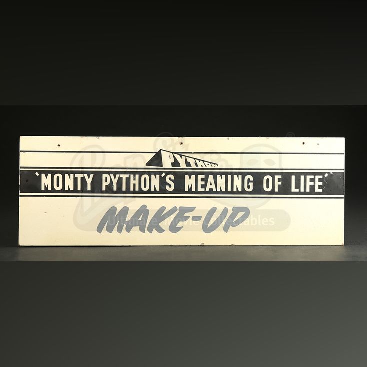 Makeup Department Sign | MONTY PYTHON'S THE MEANING OF LIFE (1983)
