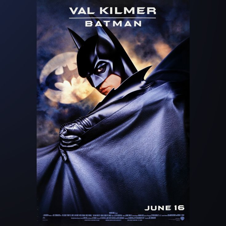 Lot # 12: BATMAN FOREVER (1995) - Advanced Style One Sheet Batman ...