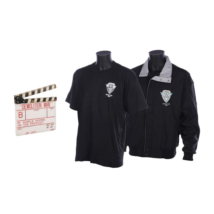 Lot 1017 - 2nd Unit Clapperboard, Crew Jacket and T-shirt | DEMOLITION ...